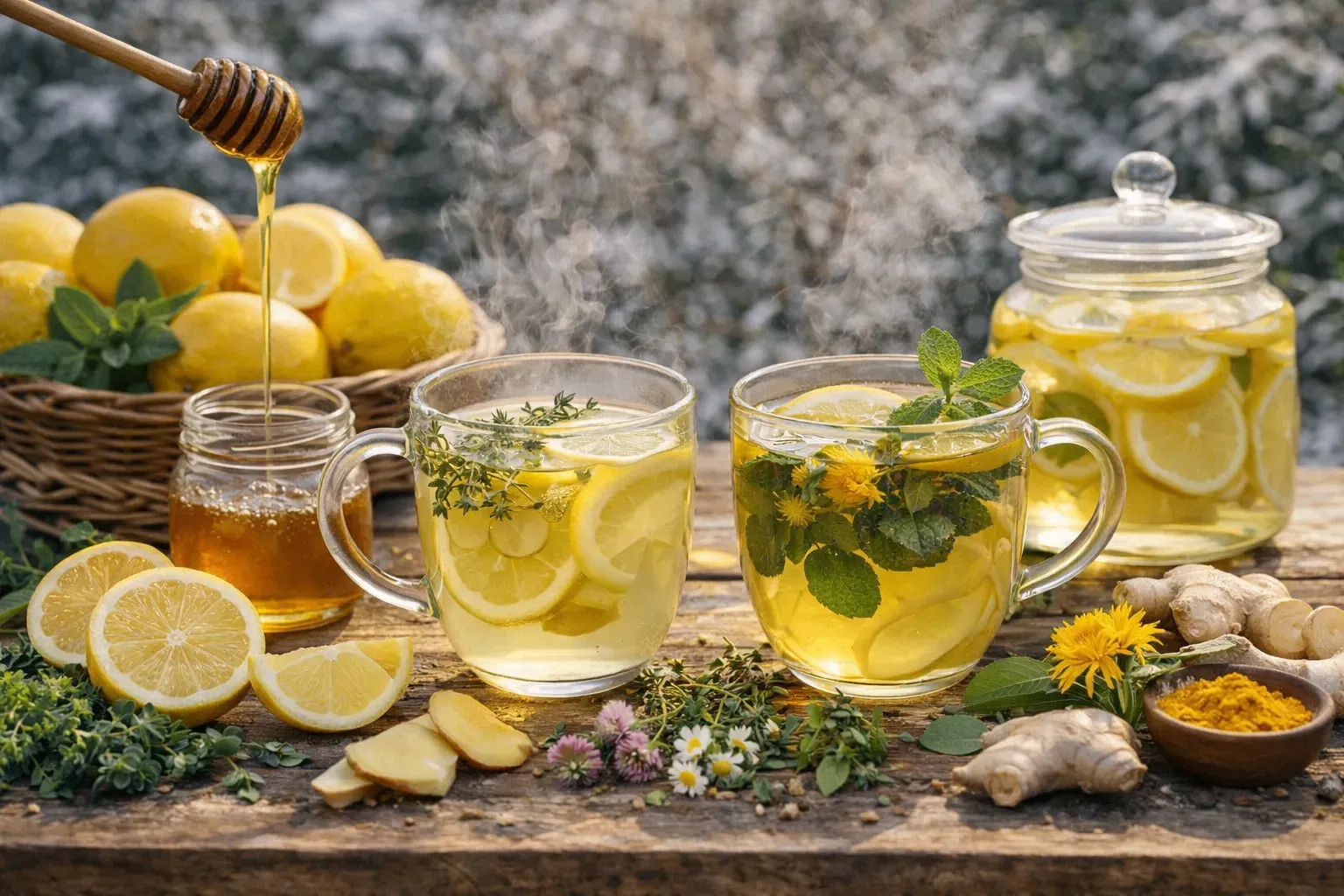 Topli Napici s Limunom za Kraj Zime i Jačanje Imuniteta | limun