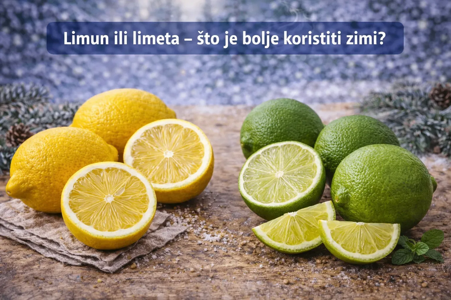 Limun ili Limeta – Što je Bolje Koristiti Zimi? | limun